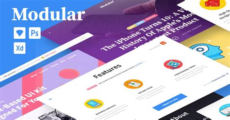 Modular Ui Kit By Pixelbuddhagraphic On Envato Elements