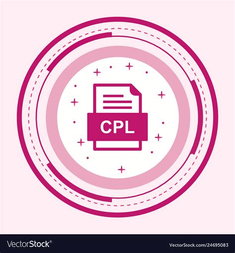 Cpl File Document Icon Royalty Free Vector Image Cpl File Document Icon Royalty Free Vector Image