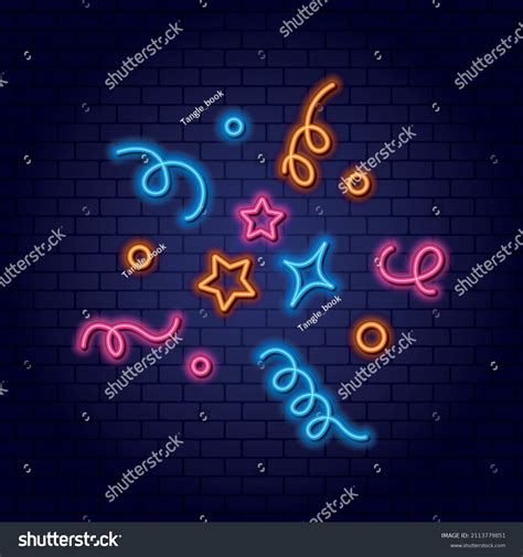 Neon Drawing Elements Images Stock Photos Vectors Shutterstock