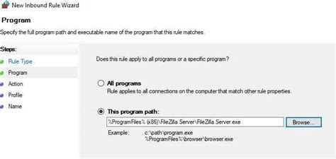 Windows Firewall Ftp Inbound Rule Server Guru It Support