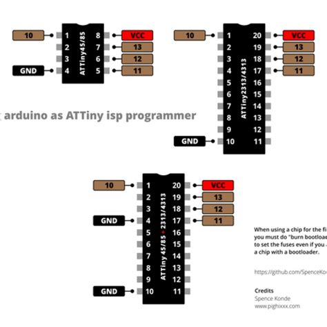 3d Printable Attiny 85 2313 Arduino Programmer By Tope Designs