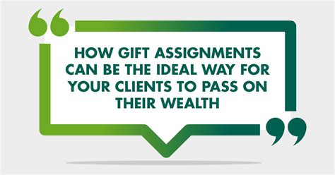 Passing On The Perfect T Where The Assignor And Assignee Can Benefit