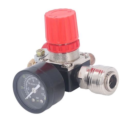 Surenhap Régulateur De Jauge D 0 180 Psi Kit De Régulateur De
