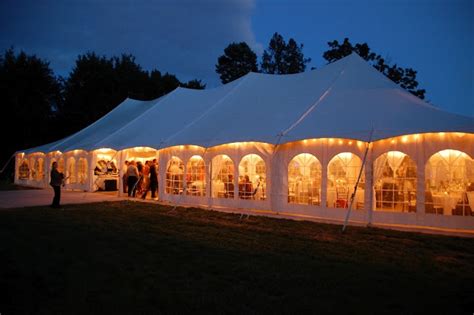 Earhart Manor Tent At Night In Ann Arbor Mi Coordinated By Twofoot