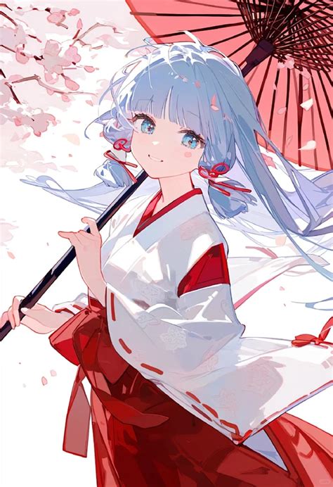 神里绫华巫女系列 小红书