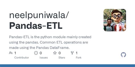 Github Neelpuniwalapandas Etl Pandas Etl Is The Python Module