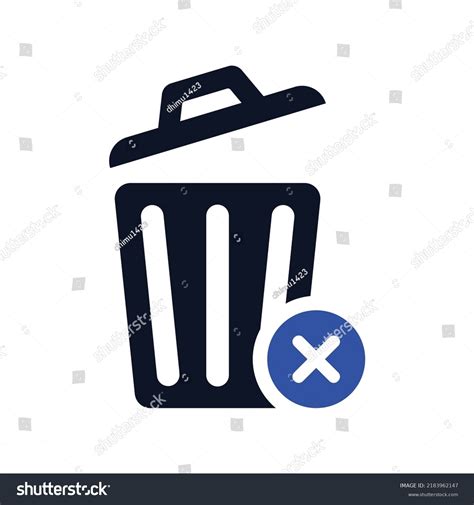 Trash Can Delete Icon Simple Editable Stock Vector Royalty Free Shutterstock