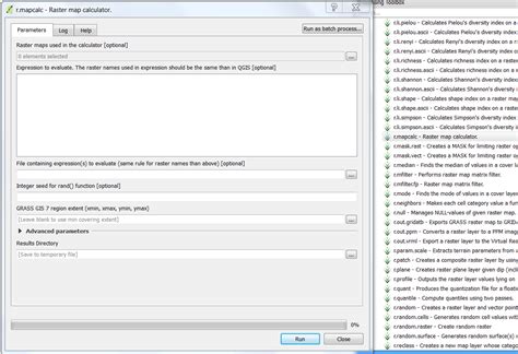 Modulus In QGIS Raster Calculator Geographic Information Systems Stack Exchange