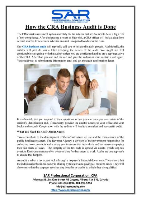 How The Cra Business Audit Is Done Pdf