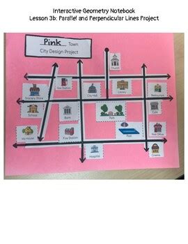 Parallel And Perpendicular Lines Paper Project By PachySan TPT