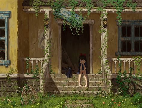 Kiki And Jiji Studio Ghibli And 1 More Drawn By Yusheng Danbooru