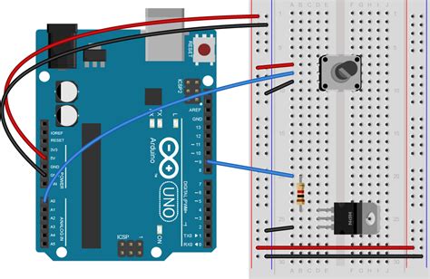 Potentiometer Wiring Diagram Arduino Wiring Flow Schema