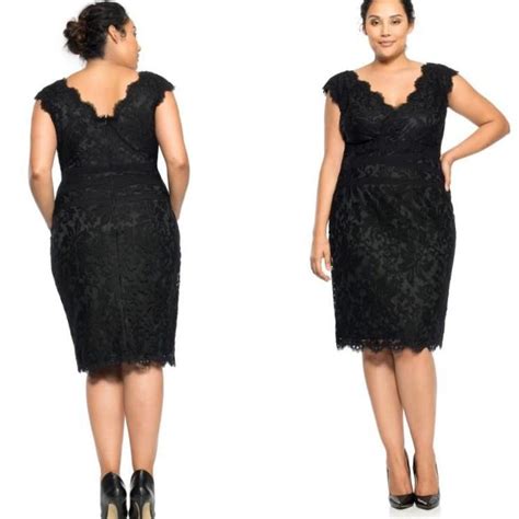 Plus Size Sexy Cocktail Dress Pluslook Eu Collection