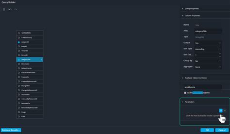 Dynamic Data Filtering With Parameters Operations Center Help Center