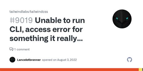 Unable To Run Cli Access Error For Something It Really Shouldnt Be