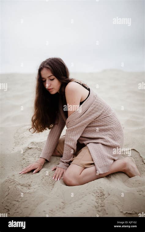 Woman Kneeling Down