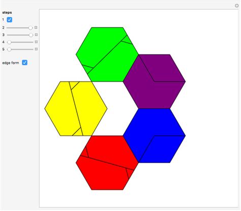 Dissecting A Regular Hexagon Into Five Congruent Regular Hexagons