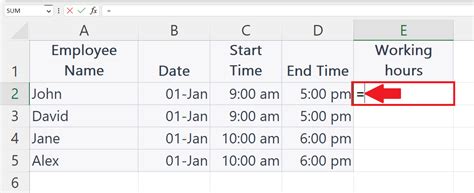 How To Calculate Working Hours In Microsoft Excel SpreadCheaters