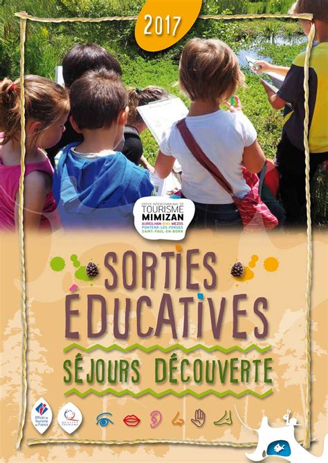 Calaméo Sorties Educativesséjours Découverte 2017