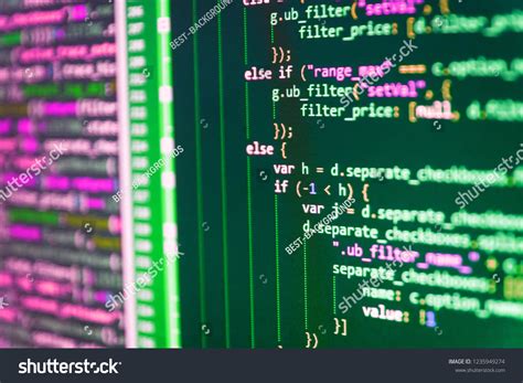 Programmer Typing New Lines Html Code Stock Photo 1235949274 | Shutterstock