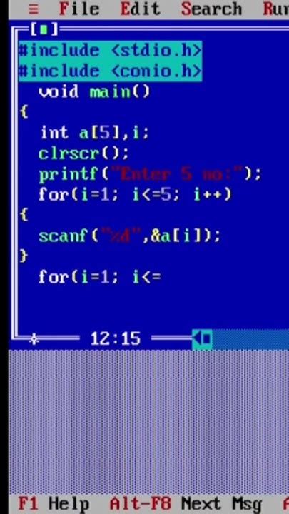How To Use Array Function In C Language Coding Code Clanguage
