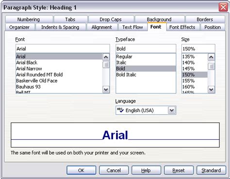 Working With Paragraph Styles Apache OpenOffice Wiki