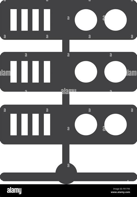 Computer Server Icon Stock Vector Image And Art Alamy