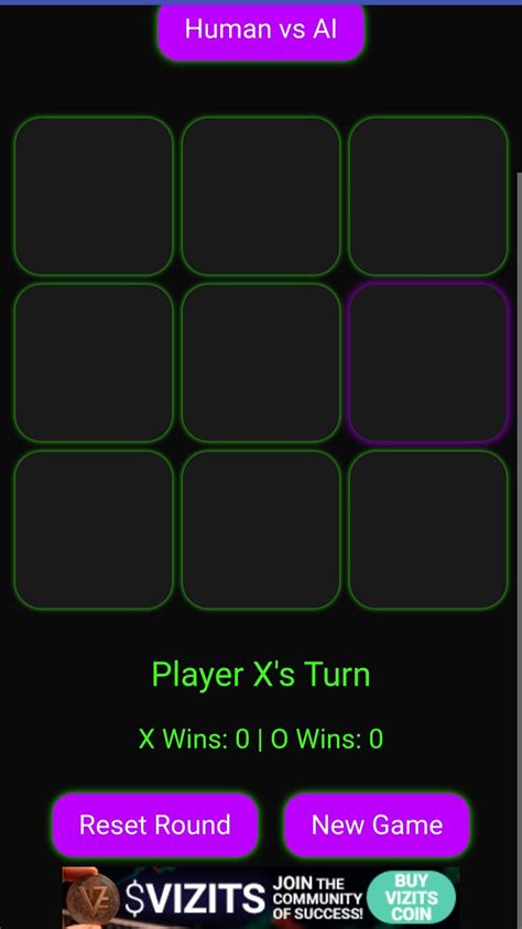 Tic Tac Toe Human Vs Human Vs Ai Apk Für Android Herunterladen