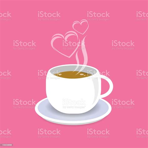 커피 한잔입니다 커피 개념을 사랑 해요 평면 디자인입니다 배너 포스터 카드 배너입니다 벡터 일러스트 레이 션 0명에 대한 스톡