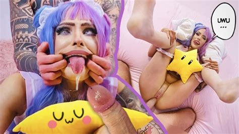 Naughty Senpai Lets Destroy This E Girl Slut Rough Ahegao Cosplay