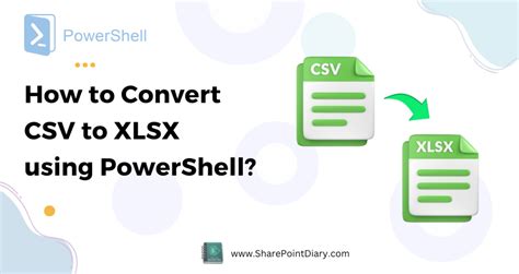 How To Convert Csv To Xlsx In Powershell Sharepoint Diary
