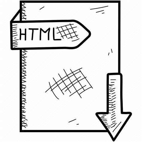 Document File Format Html Icon Download On Iconfinder