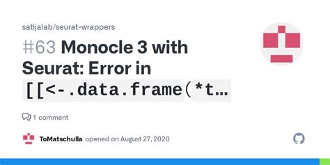 Monocle 3 With Seurat Error In