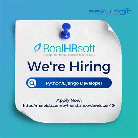 aayulogic pvt ltd on linkedin python django developerjobs