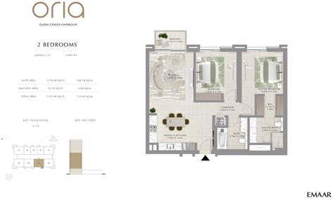 Oria Apartments Floor Plan Layouts By Emaar Properties