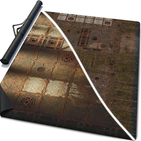 Double Sided 30 X 24 Inch Kill Team Battle Mat Close Quarters Open