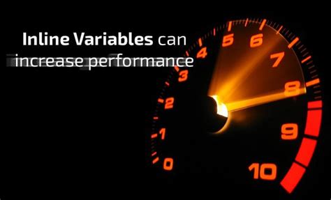 Inline Variables Can Increase Performance Rdelphi