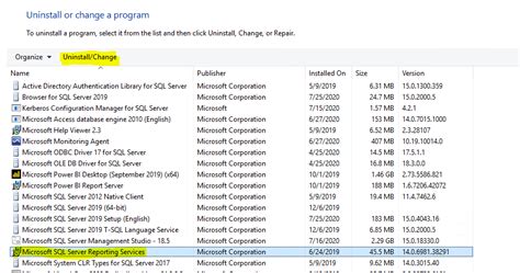 Uninstall SQL Server Reporting Services 2019 Bahti Samet Coban