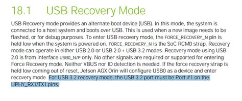 Jetson Orin AGX USB Recovery Jetson AGX Orin NVIDIA Developer Forums