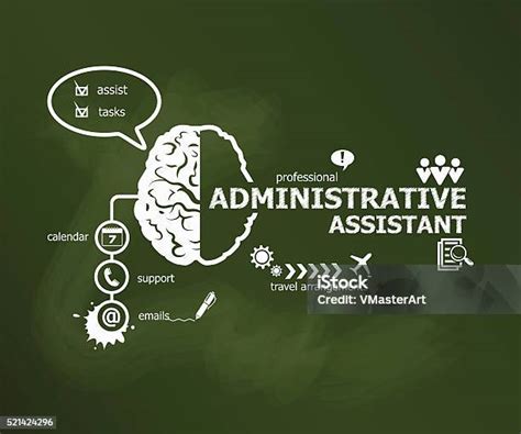 Administrative Assistant Business Concept Stock Illustration Download