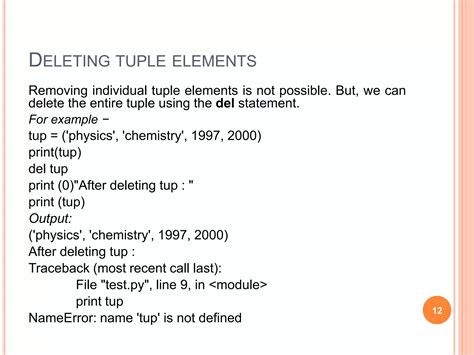 Python Data Structures PPTX