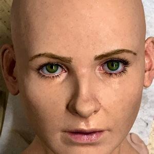 Silicone Woman Head Lifesize Etsy Uk