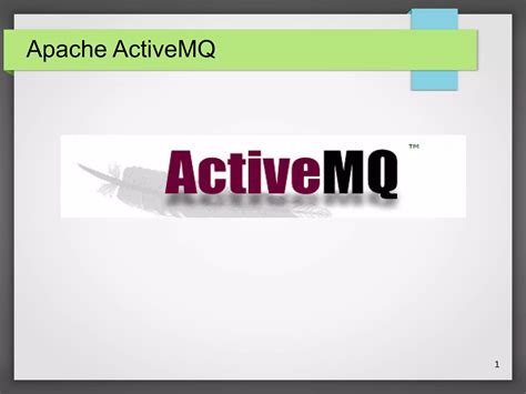 Apache ActiveMQ PDF