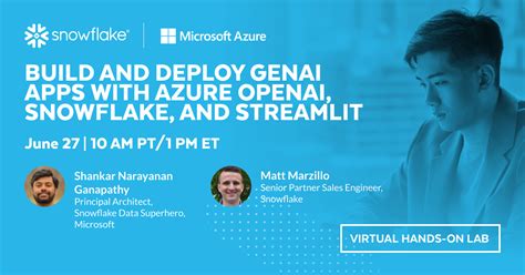 Build And Deploy GenAI Apps With Azure OpenAI Snowflake And Streamlit