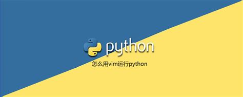 怎么用vim运行python Python基础教程