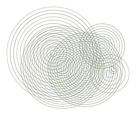 Abstract Conceptual Geometric Circles Bubbles Sphere Or Ellipses Pattern Shape Details