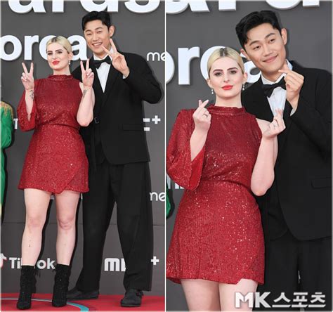 ‘900만 유튜버 진우♥해티 ‘영앤리치 국제 커플의 시상식 데이트