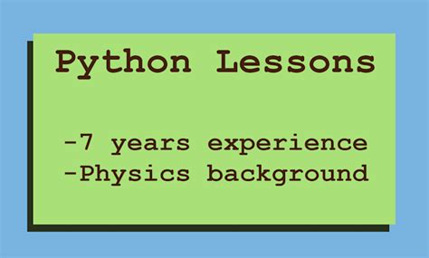 Teach You Python And Programming Skills By Jameskc Fiverr