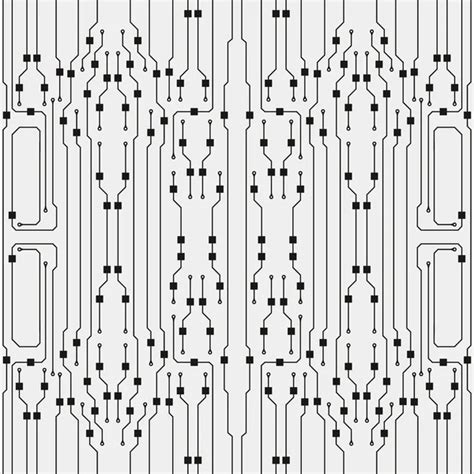 Vector Circuit Board Background Abstract Flat Circuit Board Illustration Stock Vector By