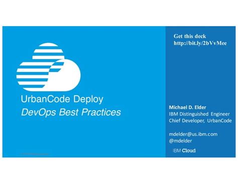 Urbancode Deploy Devops Best Practices Pdf Cloud Computing Internet